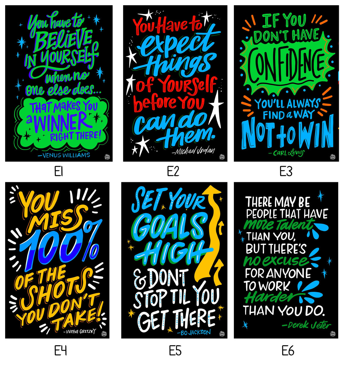 Locker Room | Athlete Quotes - Single Decals | Build Your Own Collecti ...
