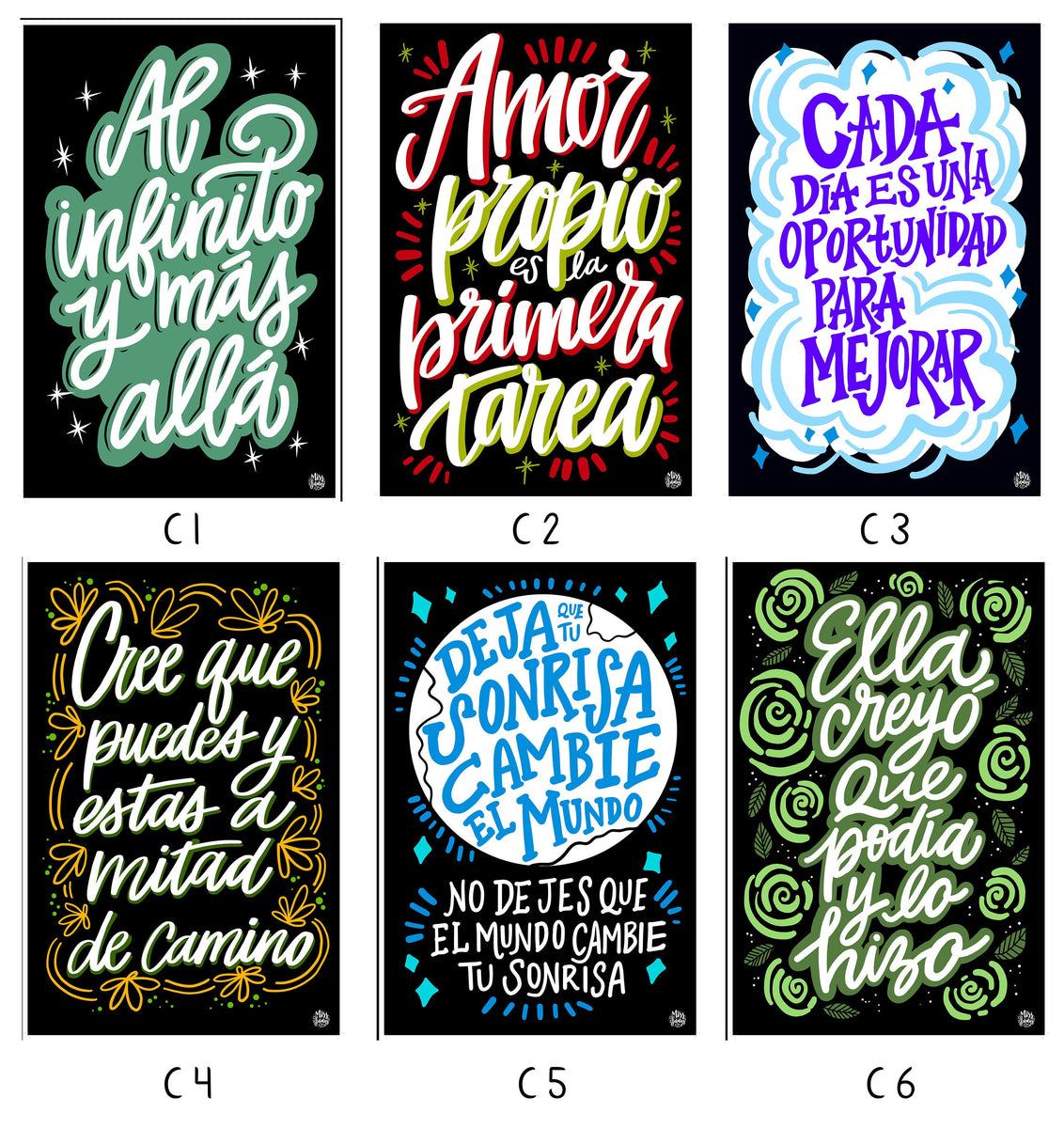 Spanish - Single Decals | Build Your Own Collection C – Fabulizz Design ...
