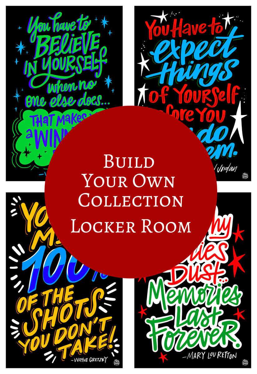 Locker Room | Athlete Quotes - Single Decals | Build Your Own Collecti ...